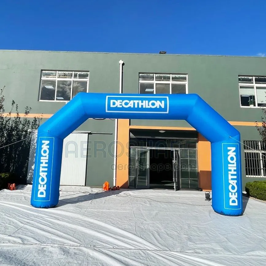 Illuminated Inflatable Archway - Race Start/Finish Line, Neon Run Arch ...