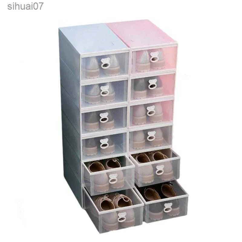 Dustproof Stackable Drawer Shoe Box, Household Accessories, Shoe Basket ...