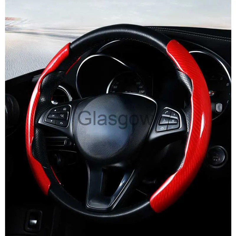 Winter Warm Steering Wheel Covers - Fur & Carbon Fiber Look, 38cm ...