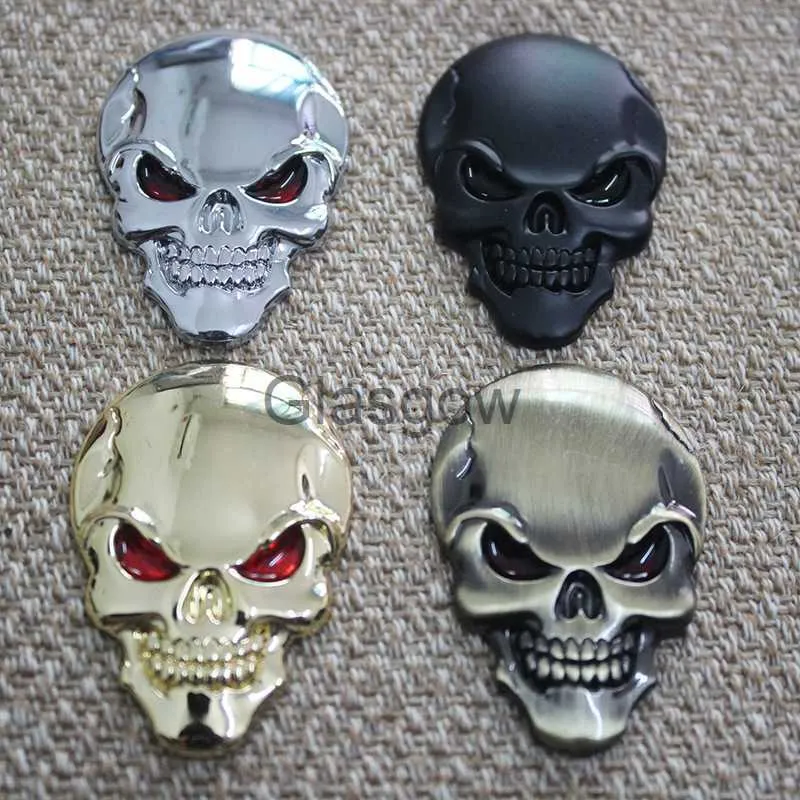 DHgate.com:1Pcs Fashion 3D Skull Zinc Alloy Metal Car Sticker for Car ...