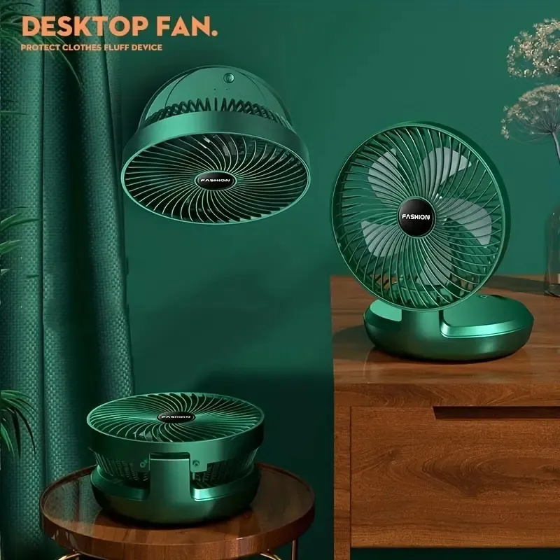 Multifunctional Folding Storage Desktop Wall Mounted Circulation Fan ...