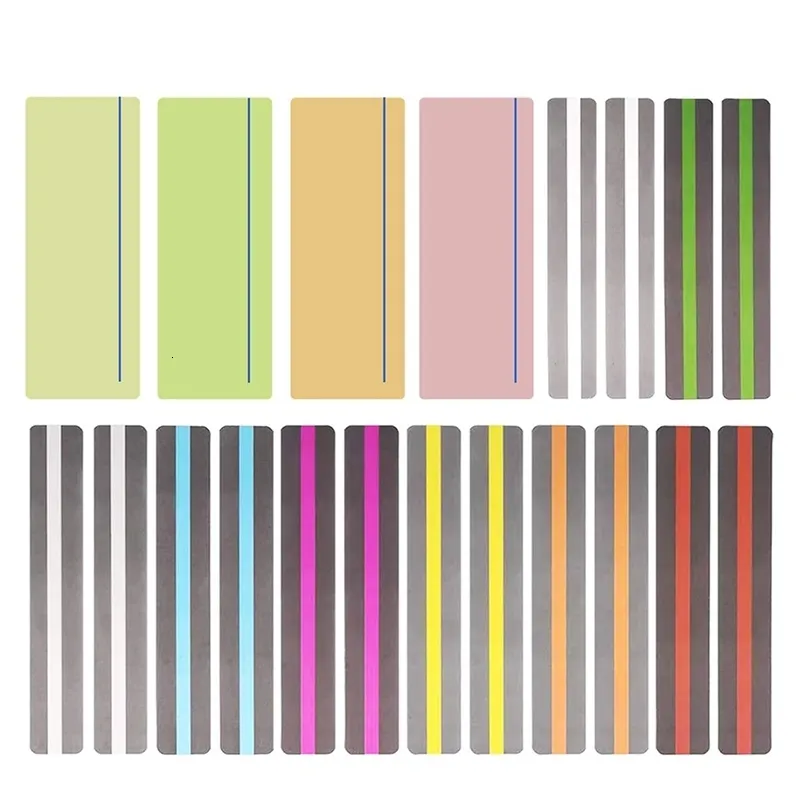 20-Pack Reading Guide Strips - Colored Overlays, Highlight Bookmarks ...