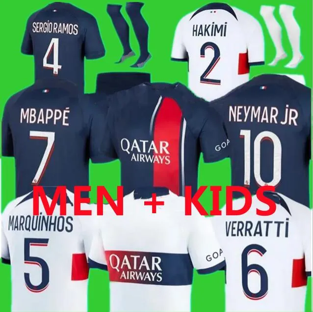 Mbappe 7 Soccer Kits Set With Hakimi Sanches, Verratti S, 22, 23 ...