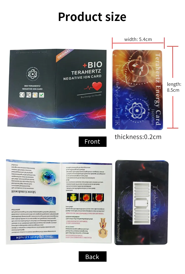 CAMAZ Tarjeta Cuantica Quantic Card Quantum Quantum Energy Negative ...