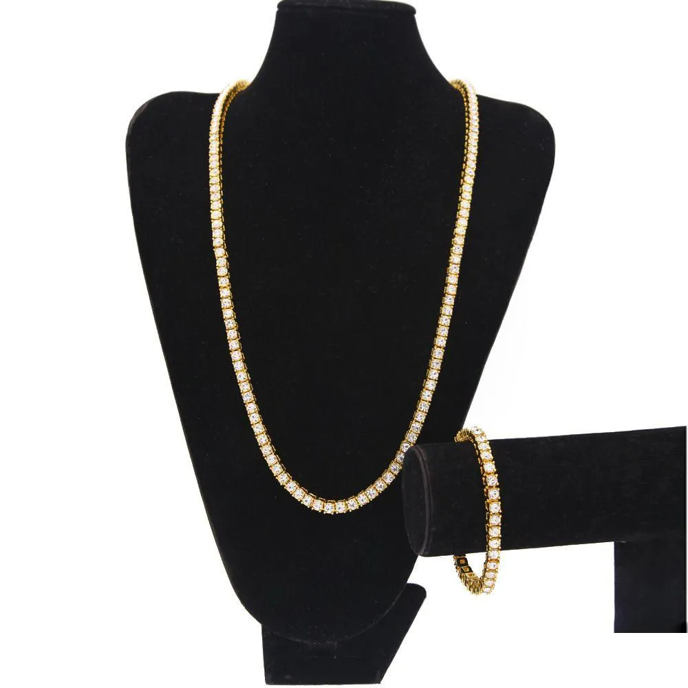 DHgate.com:Mens Iced Out Bling 1 Row Rhinestone Chain Bracelet ...
