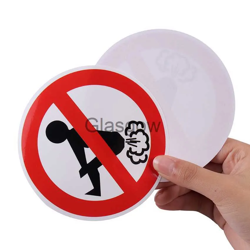 Funny Car Stickers - No Farting! Humorous Auto Decals, Durable PVC, Car ...