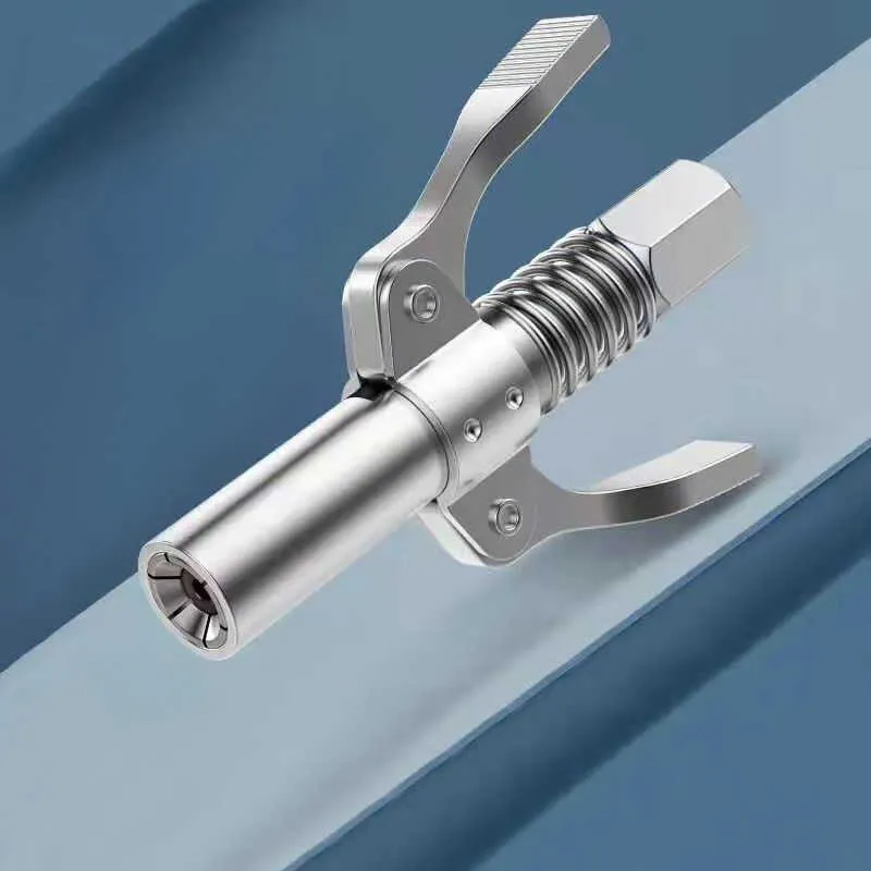 Grease Gun Coupler Heavy Duty Stainless Steel, 10,000 PSI High Pressure ...