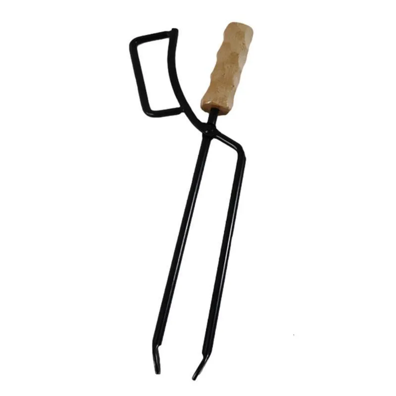 DHgate.com:Carbon Steel Anti-Scalding Heavy-Duty Fireplace Tongs for ...