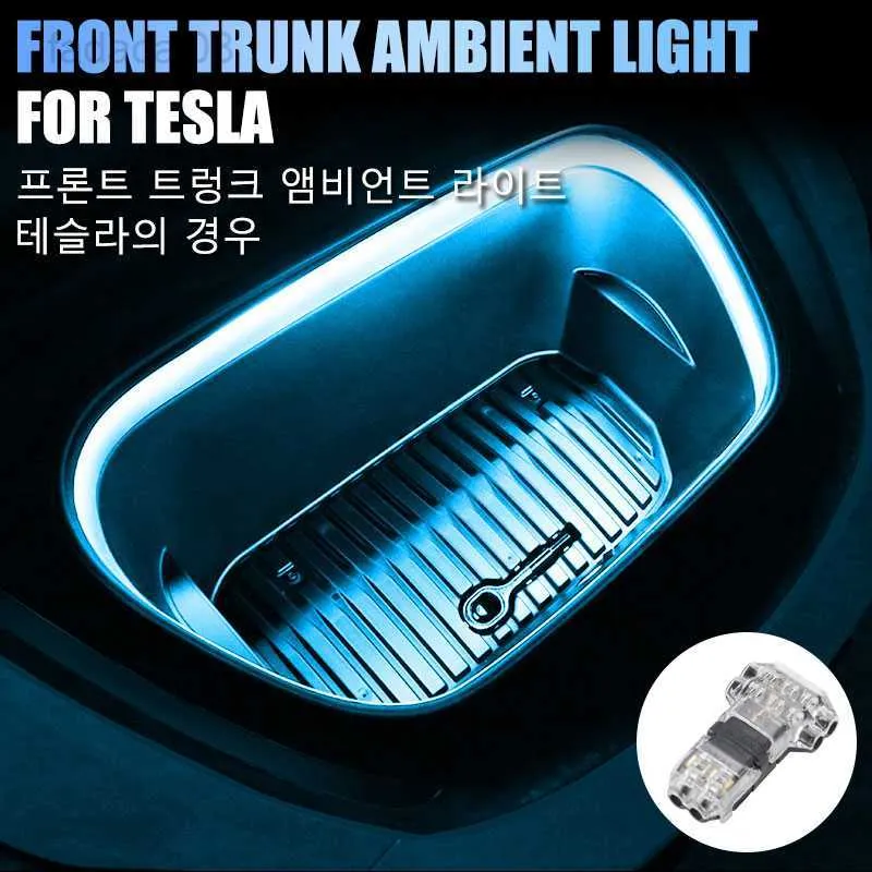 DHgate.com:Tesla LED Car Strip - 5M Waterproof Neon Front Trunk Light ...
