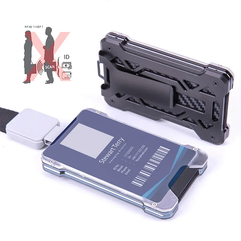Durable Multi-Purpose Badge Holder Wallet with Lanyard for ID Cards and ...