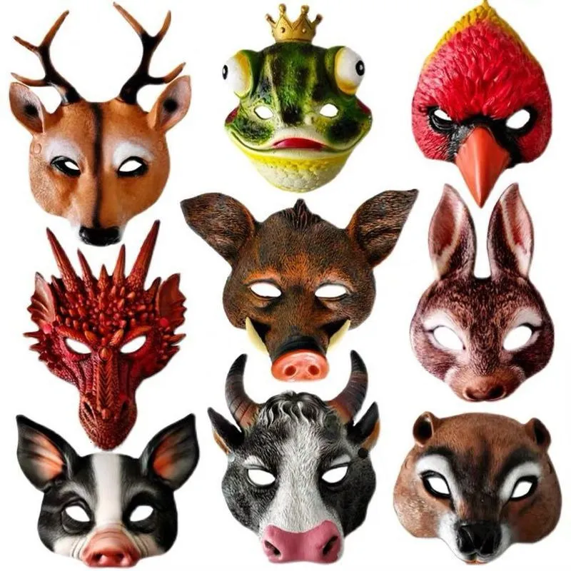 Plastic Animal Masks For Kids
