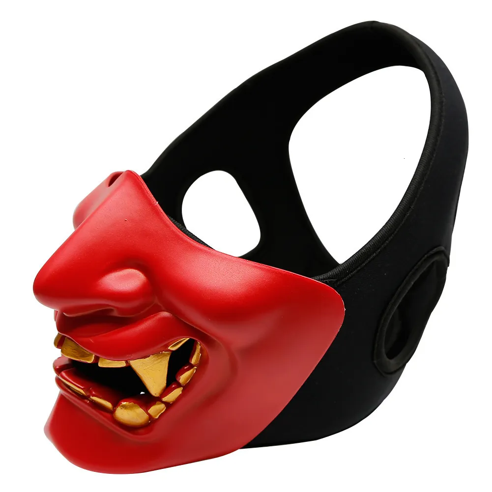 Tactical Airsoft Mask Half Face Samurai Hannya Mask... From Daye10, $12 ...
