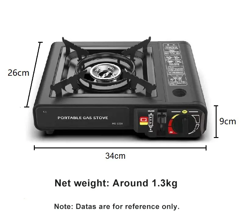 Portable Camping Grill Outdoor Gas Cooker Burner Compact Stainless ...