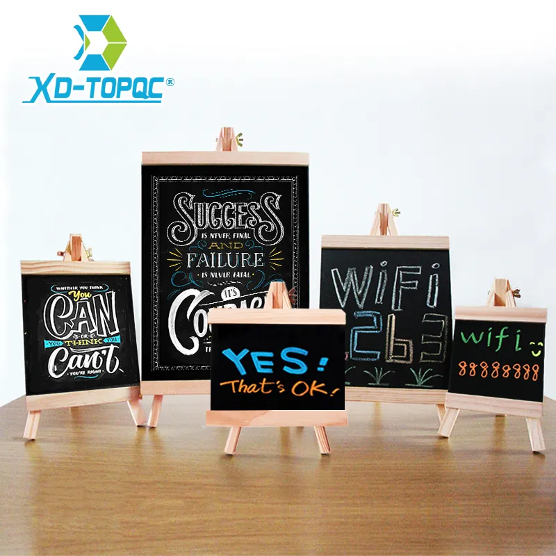 Wholesale Mini Chalkboards For Desktop | 5 Styles Pine Wood Frame ...