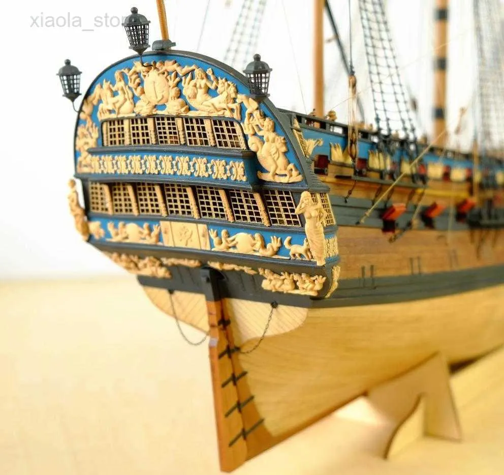 Wood Model Kits: Historic Sailboat Model Kit Of 1715, 1/96 Scale, 650mm ...