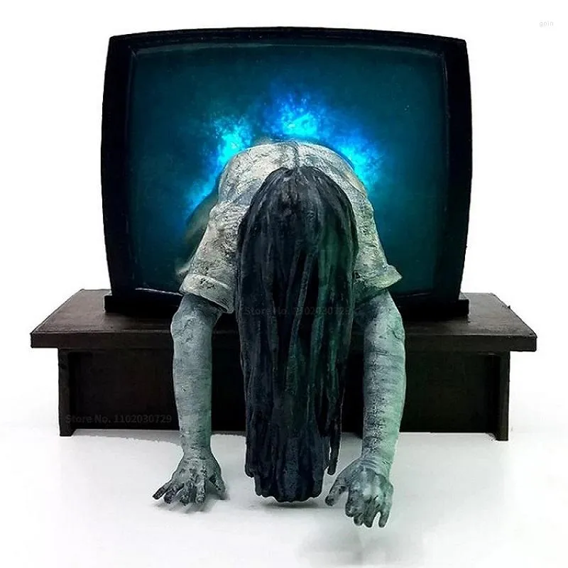 Decorative Figurines Horror Movie Sculpture Illuminated 3D Model Resin ...