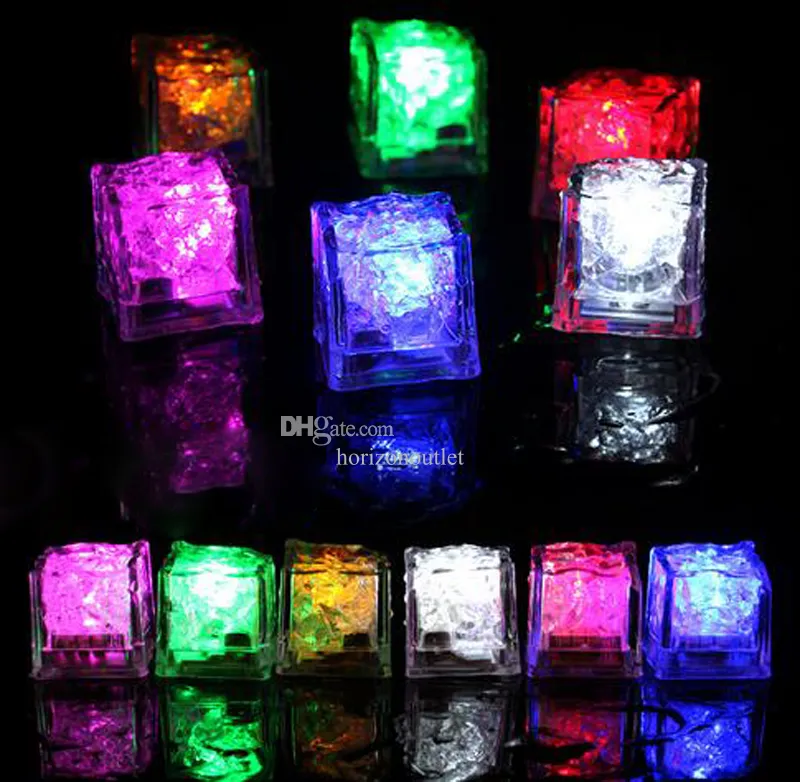 DHgate.com:LED Ice Cubes - Romantic Mini Multicolor Luminous Flash ...