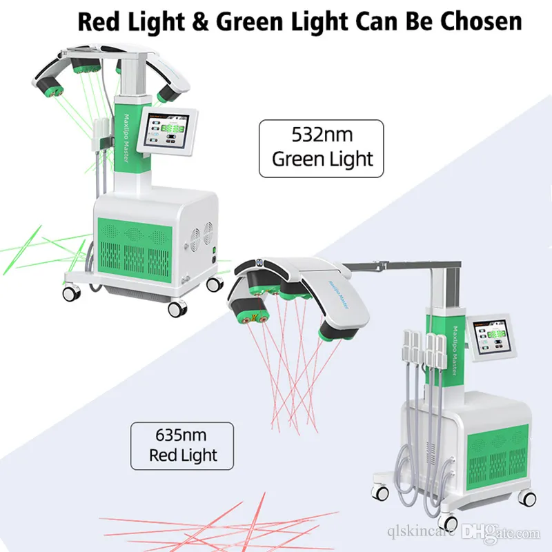 635nm 532nm Lipolaser Slimming 10D Lipo Laser Fat Reduction Weight Loss ...