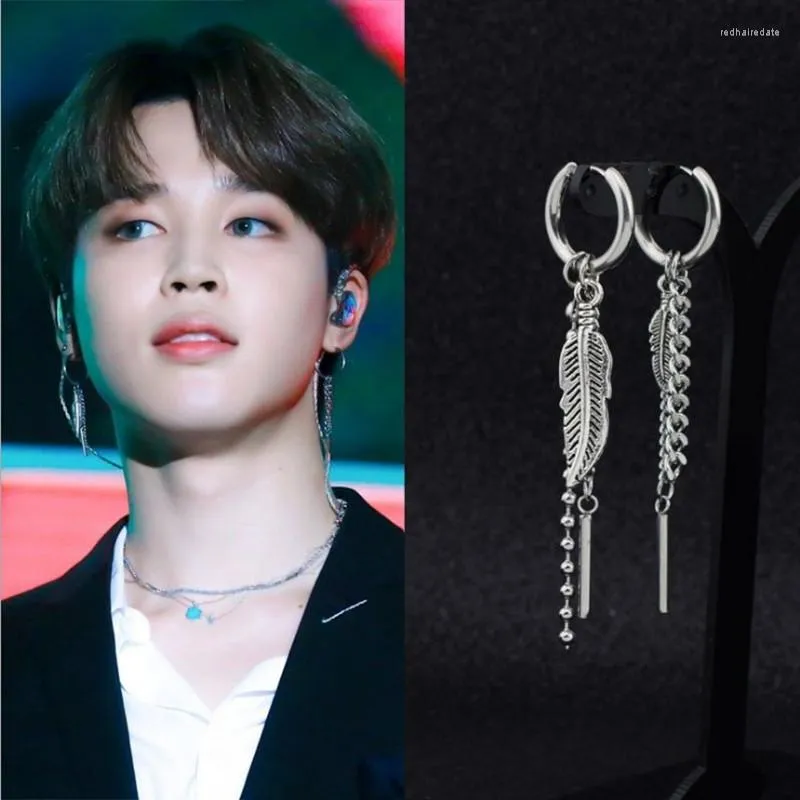 Kpop long earrings store