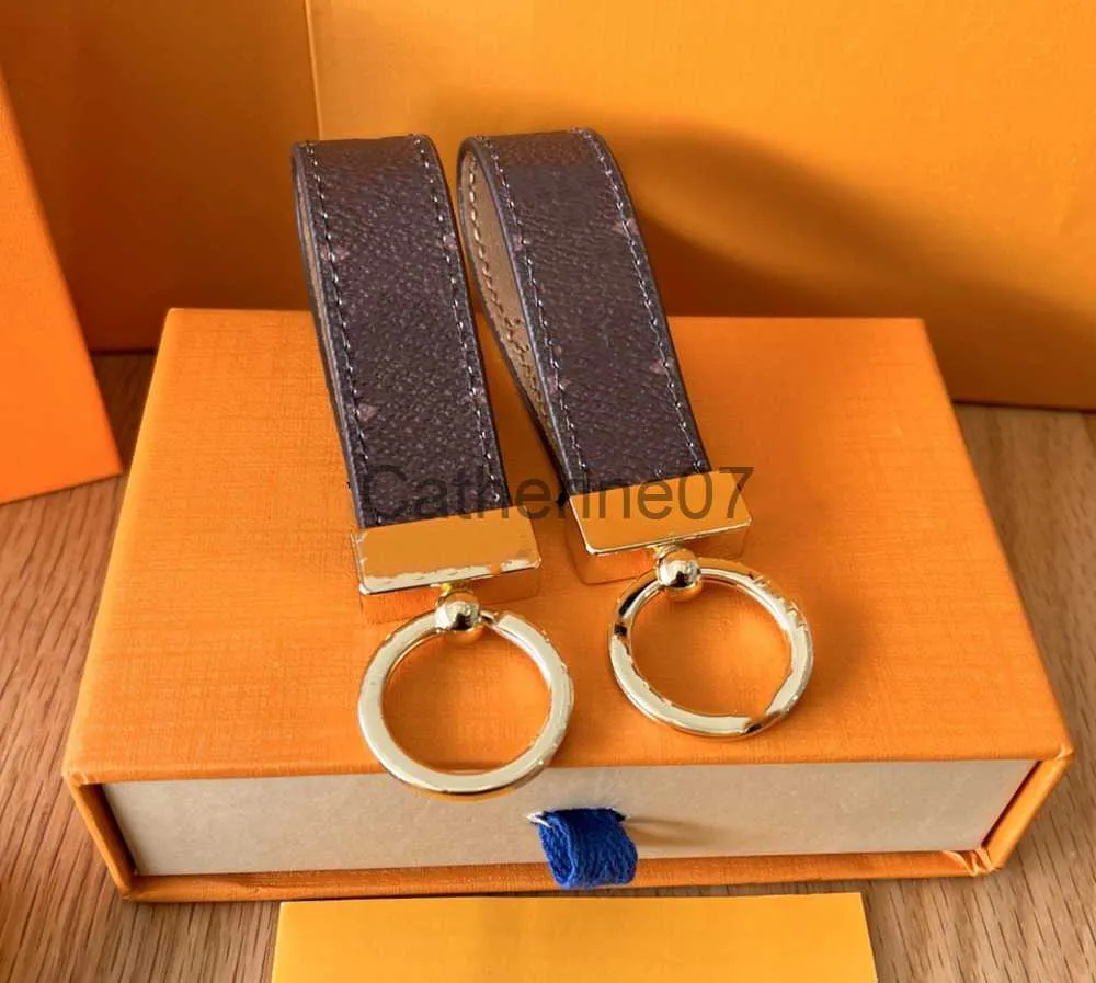 Luxury Leather Keychain - Designer Keyring for Men & Women, Handmade ...