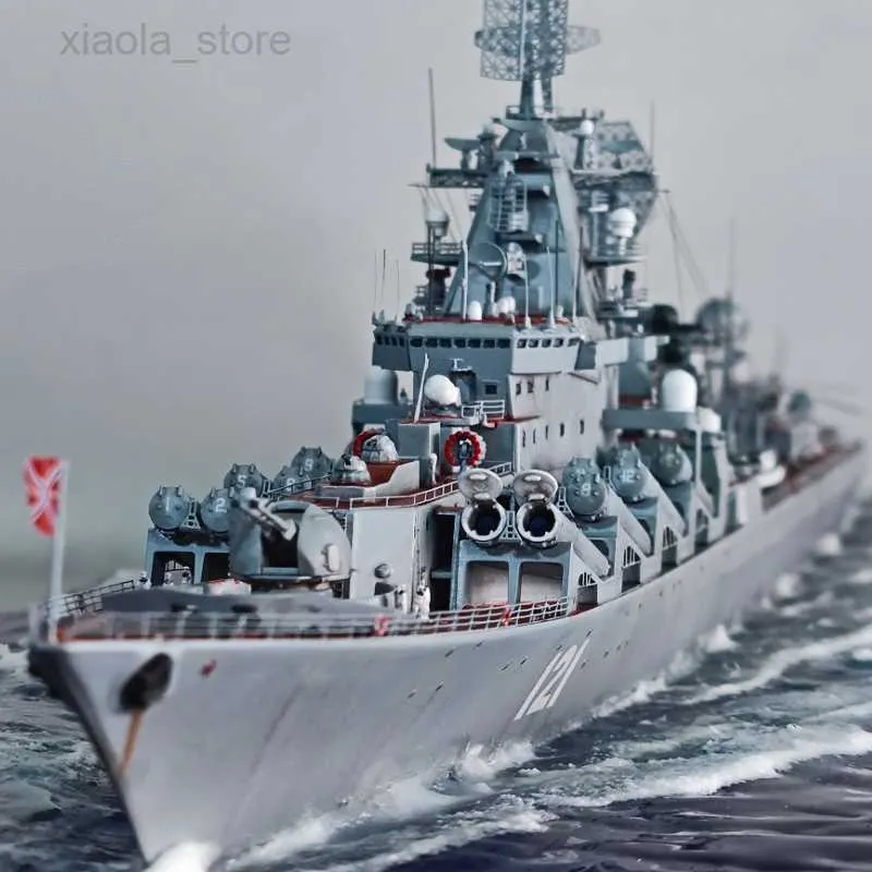 طراز مجموعة طراز Cruiser Model Waterscape Ship Model Moskva Glorious ...
