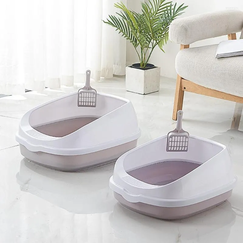 DHgate.com:Cats Semi-Closed Anti-Splash Litter Box with Scoop ...