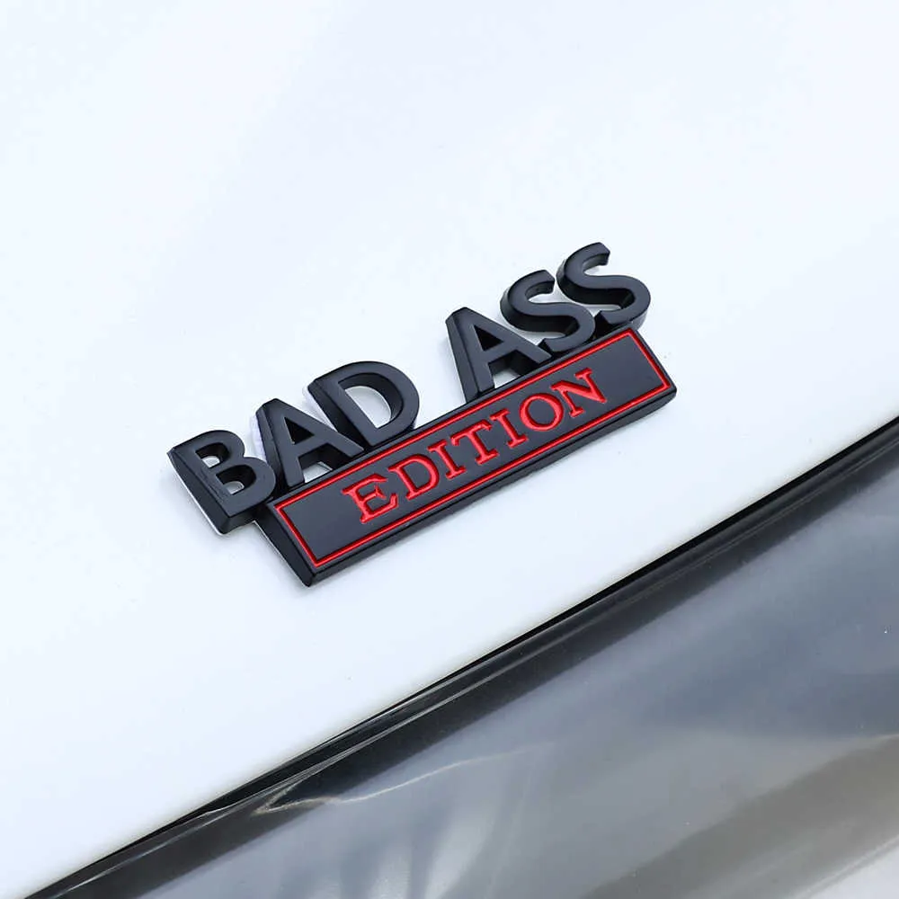 3D Metal BAD ASS Emblem - Universal Car/Motorcycle/Truck Decal Sticker ...