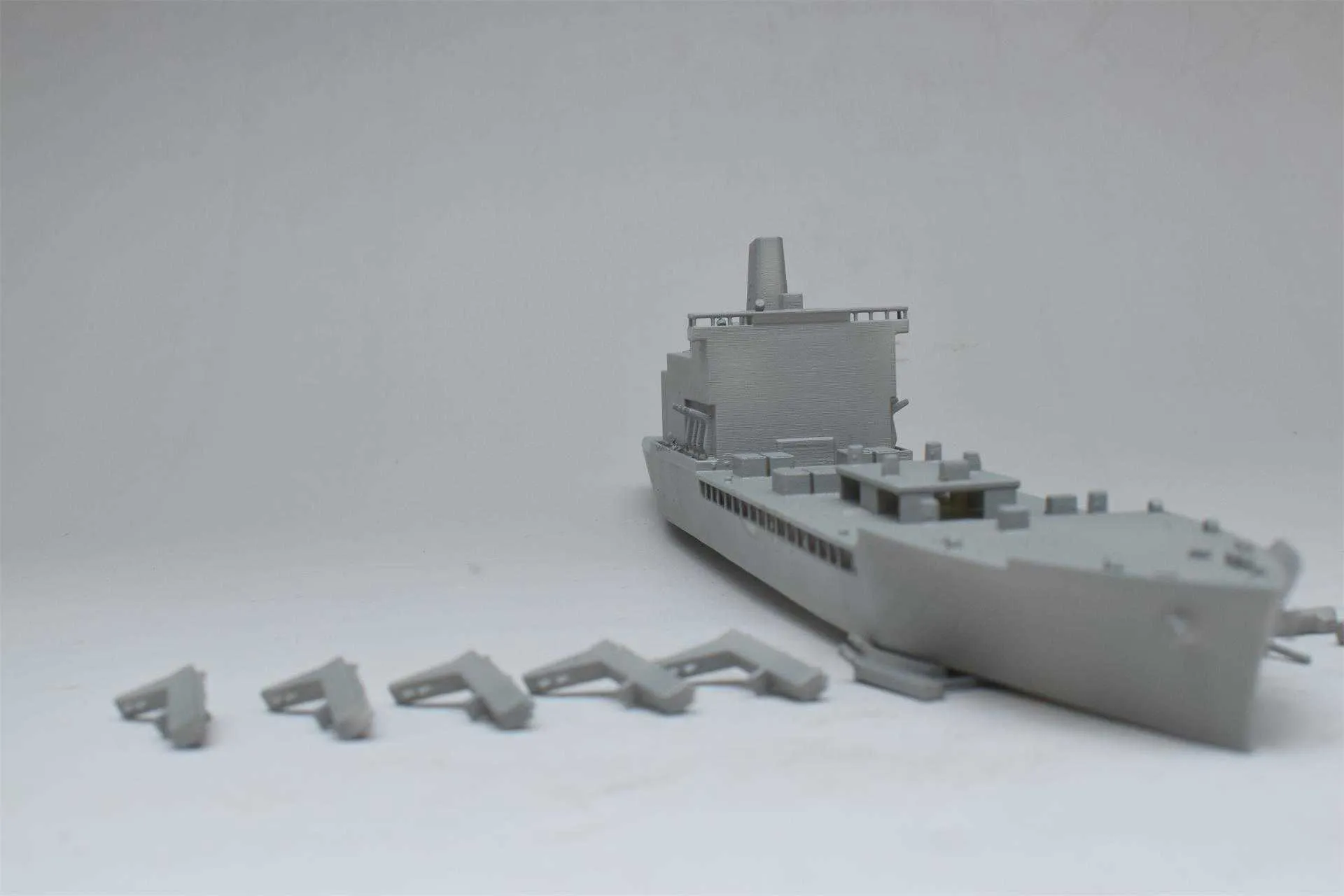 Model Set Henry Kaiser 1/700 Oil Supply Ship Model Resin Ship Model ...