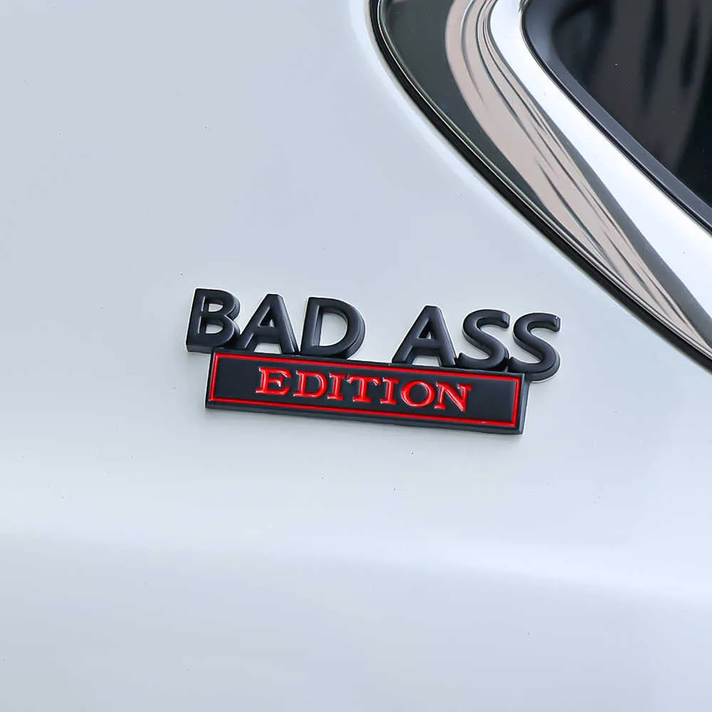 3D Metal BAD ASS Emblem - Universal Car/Motorcycle/Truck Decal Sticker ...