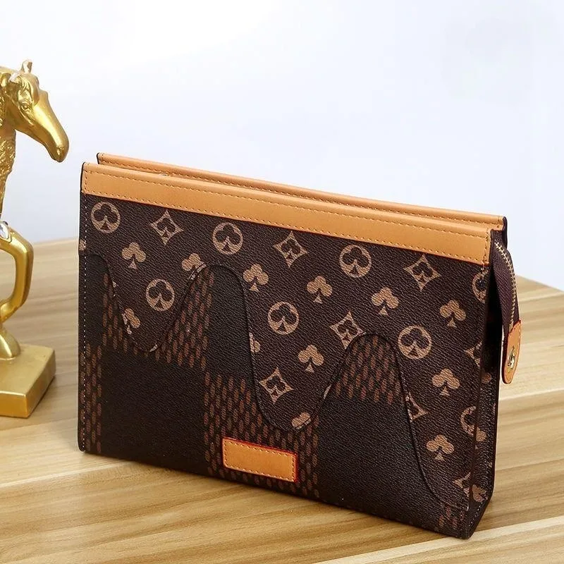 Men's Designer Wallets On Sale Spacious Business Handbag And Wallet Set ...