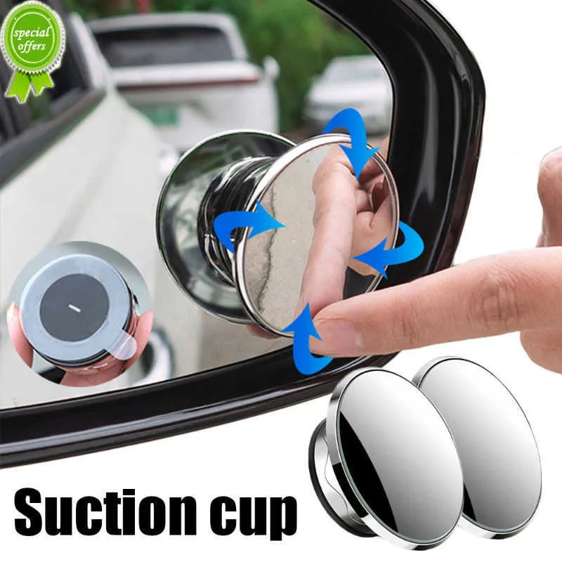 Adjustable Car Blind Spot Mirror With Suction Cup Mount Wide Angle Rearview Auxiliary Round Convex Mirror From Skywhite 1.75 DHgate.Com