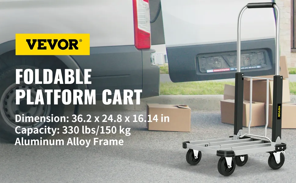 Wholesale Prestar Hand Truck Trolley VEVOR Folding Hand Truck Dolly ...
