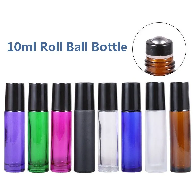 DHgate.com:10ml color Roll On Bottles colors Glass Rolls Beaded Bottle ...