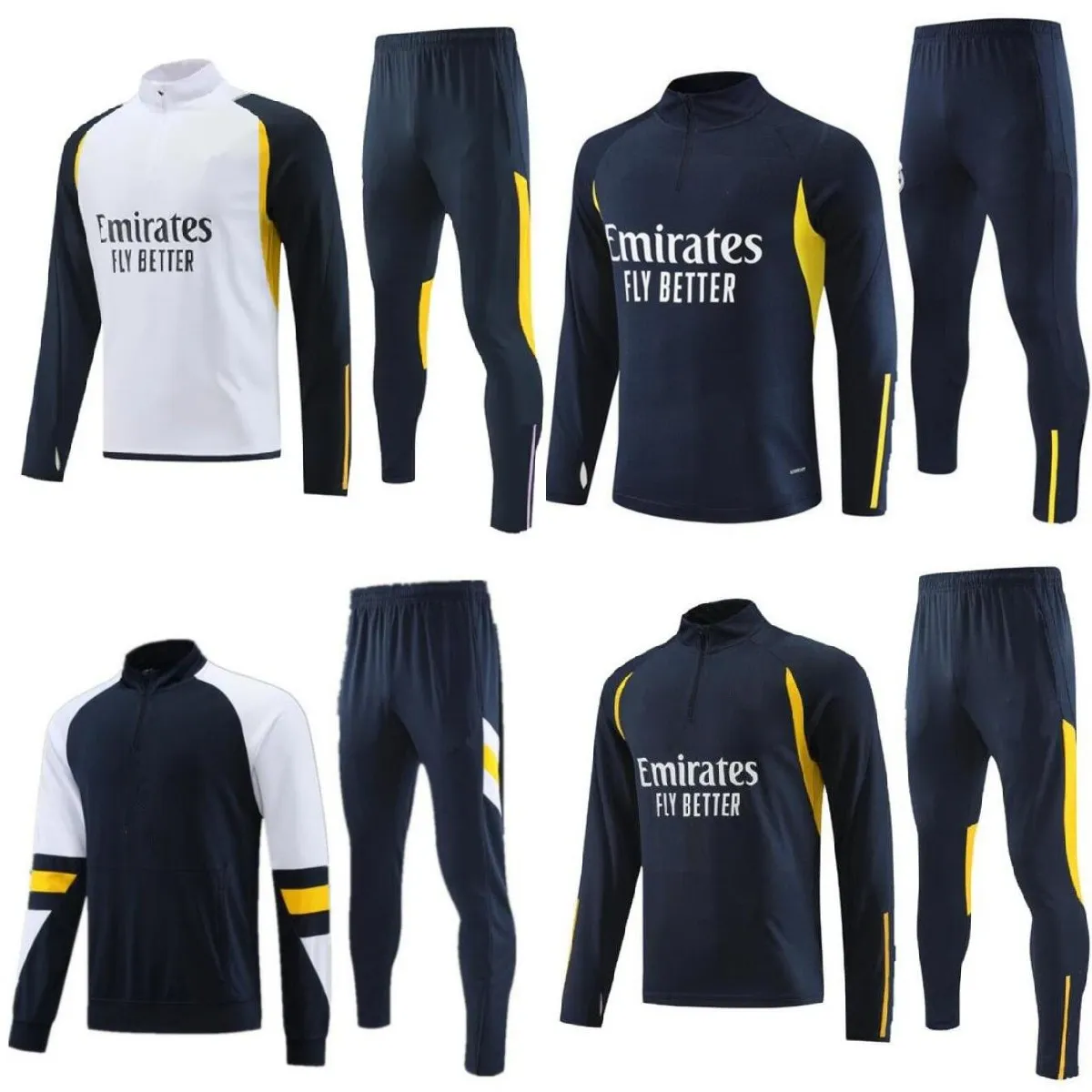 Football Tracksuit Set - Adult Men's Training Kit, Soccer Jacket ...