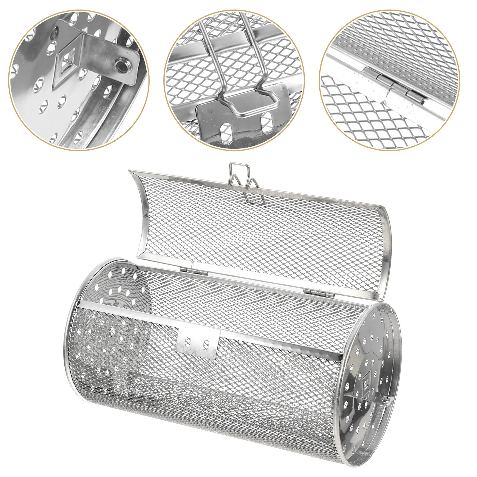 DHgate.com:BBQ Grills Basket Grill Rotisserie Steel Stainless Roaster ...