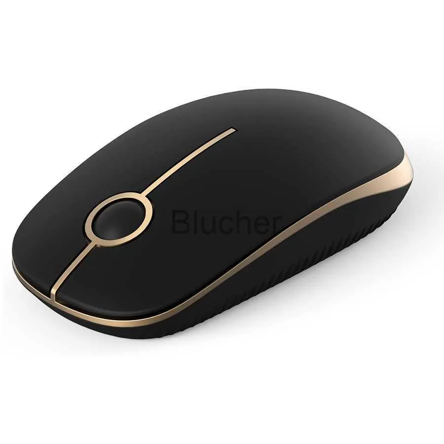 Ultra-Slim Wireless Mouse: 2.4G Portable Optical Mice with Nano ...