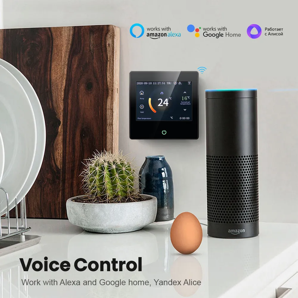 Smart Home Thermostat - Touchscreen Heating Controller, Celsius ...