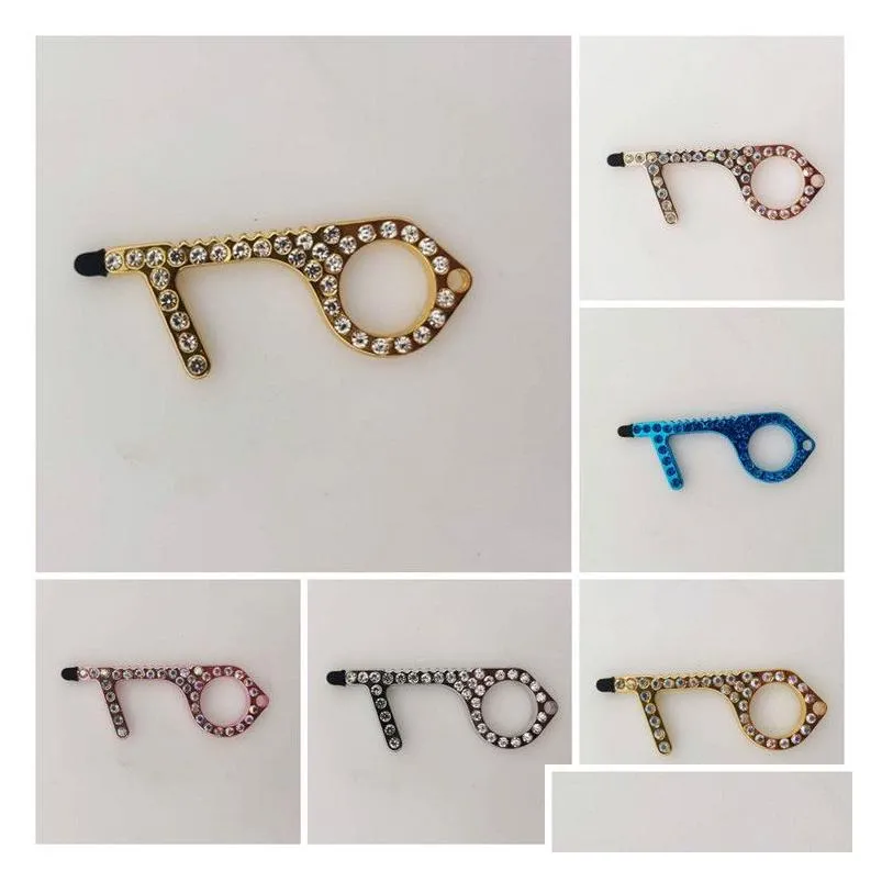 DHgate.com:Touchless Door Opener Keychain Tool, No-Contact Key Tool ...