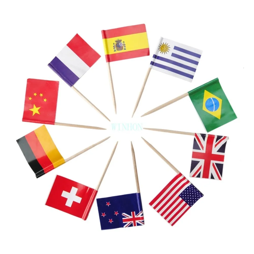 Flag Toothpicks: Miniature National Flag Picks For... From Kong09, $7. ...