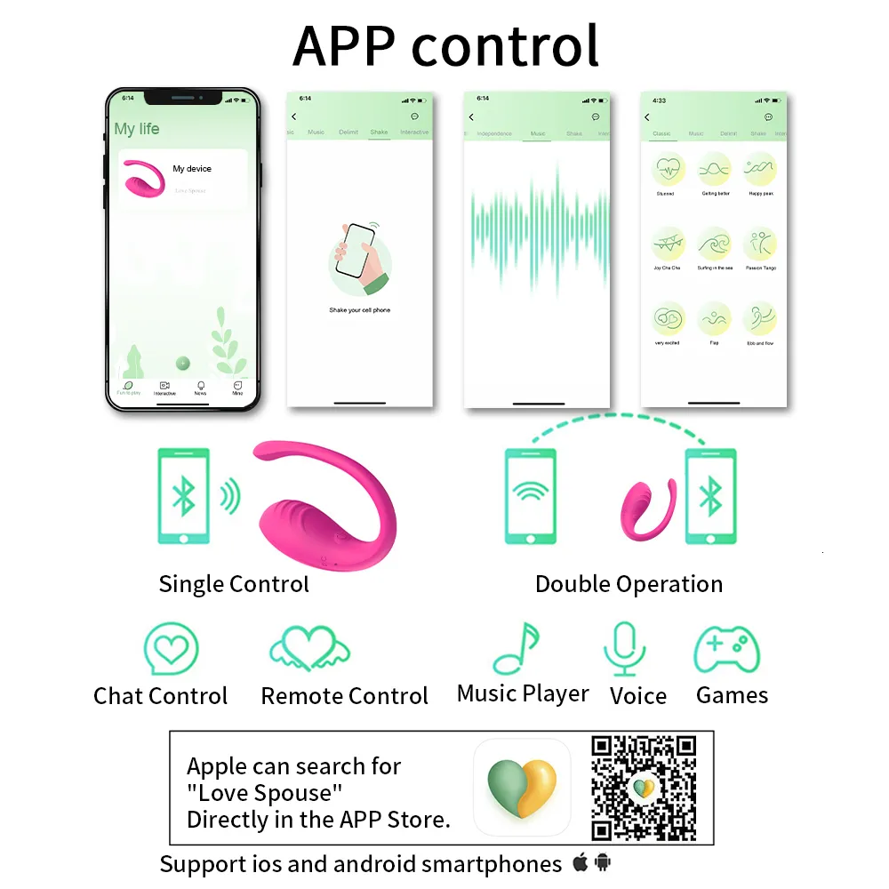 APP Controlled Vibrating Egg: Wireless Remote G Spot & Anal Stimulator ...