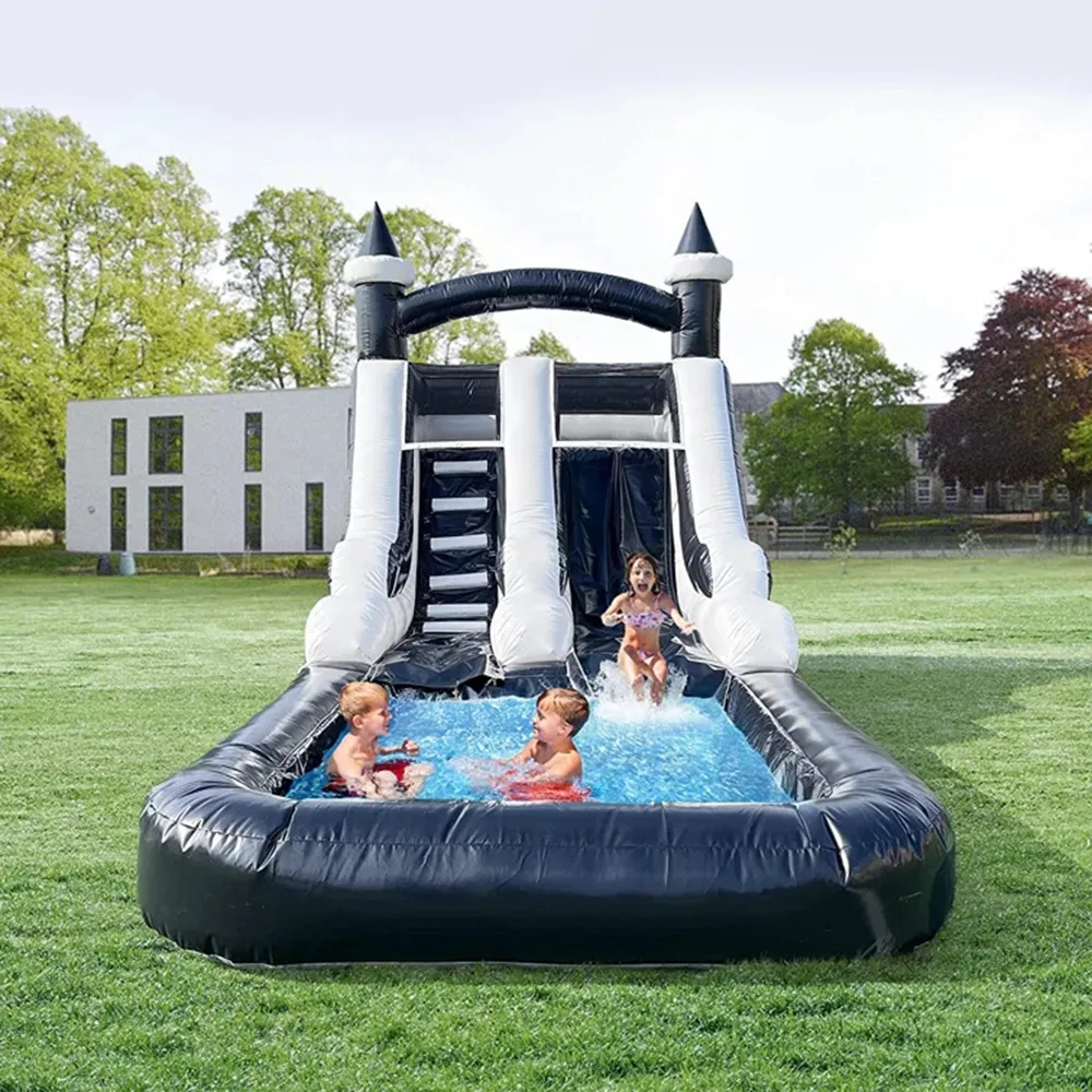 DHgate.com:20x9x12ft Popular Kids Inflatable Moonwalk Water Slide ...