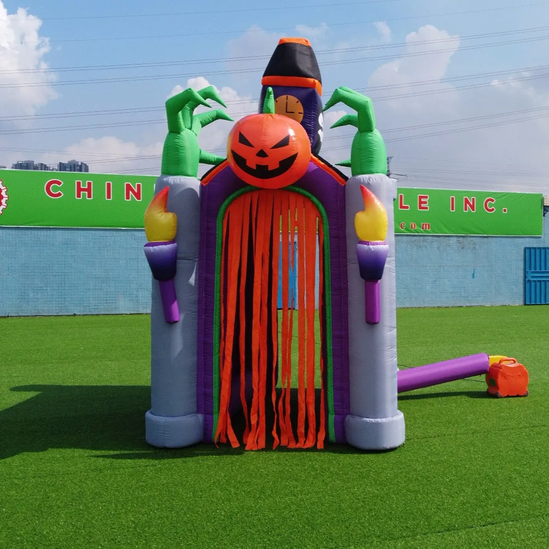 DHgate.com:Custom Halloween Outdoor Inflatable Tunnel Arch with Pumpkin ...