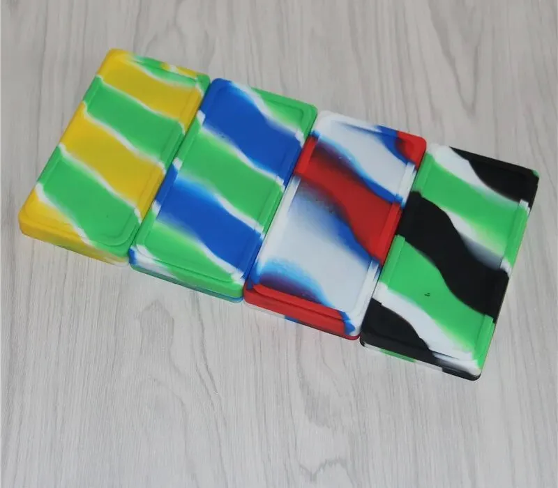 DHgate.com:5pcs flat square small waxmate containers silicone oil pad ...