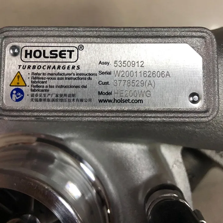 New Turbo HE200WG 3778529 3778528 3778429 5350912 Turbocharger for ...