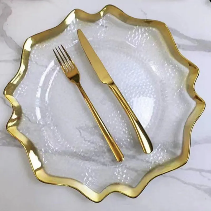 Catering Plates, Banquet Table Centerpieces: 13 Inch Gold Charger ...