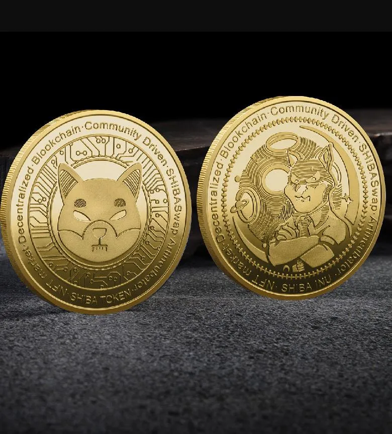 DHgate.com:Commemorative Dogecoin Physical Silver Virtual Coin ...