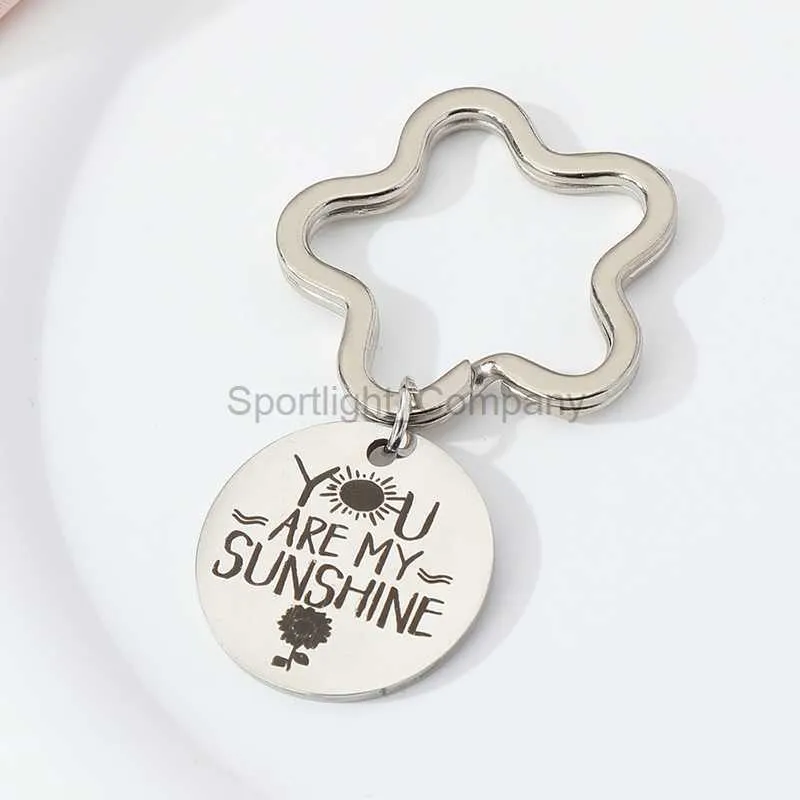 DHgate.com:Exquisite Stainless Steel "You Are My Sunshine" Keychains ...