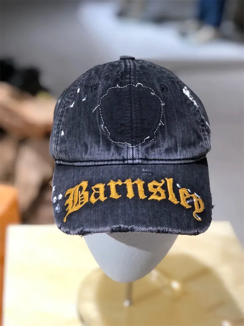 2023SS Kanye Same HAT Rose Embroidered Duck Tongue Soft Cap Unisex ...