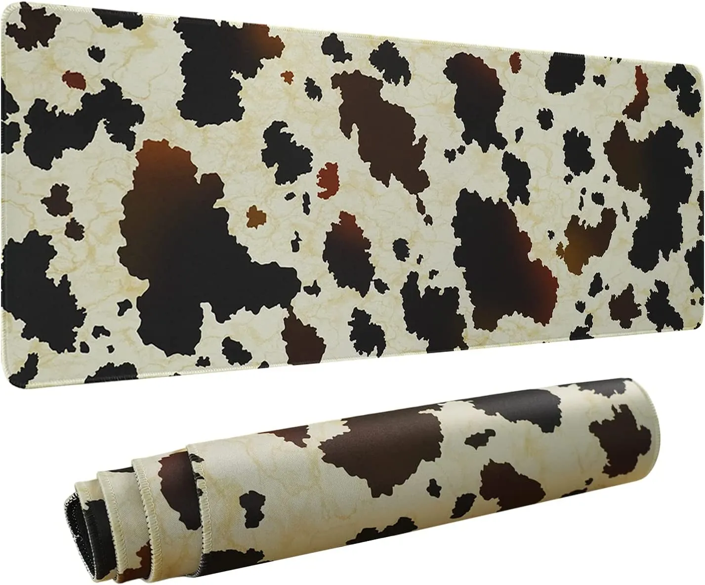 DHgate.com:XL Cow Print Gaming Mouse Pad - Brown and Black Cow Skin ...