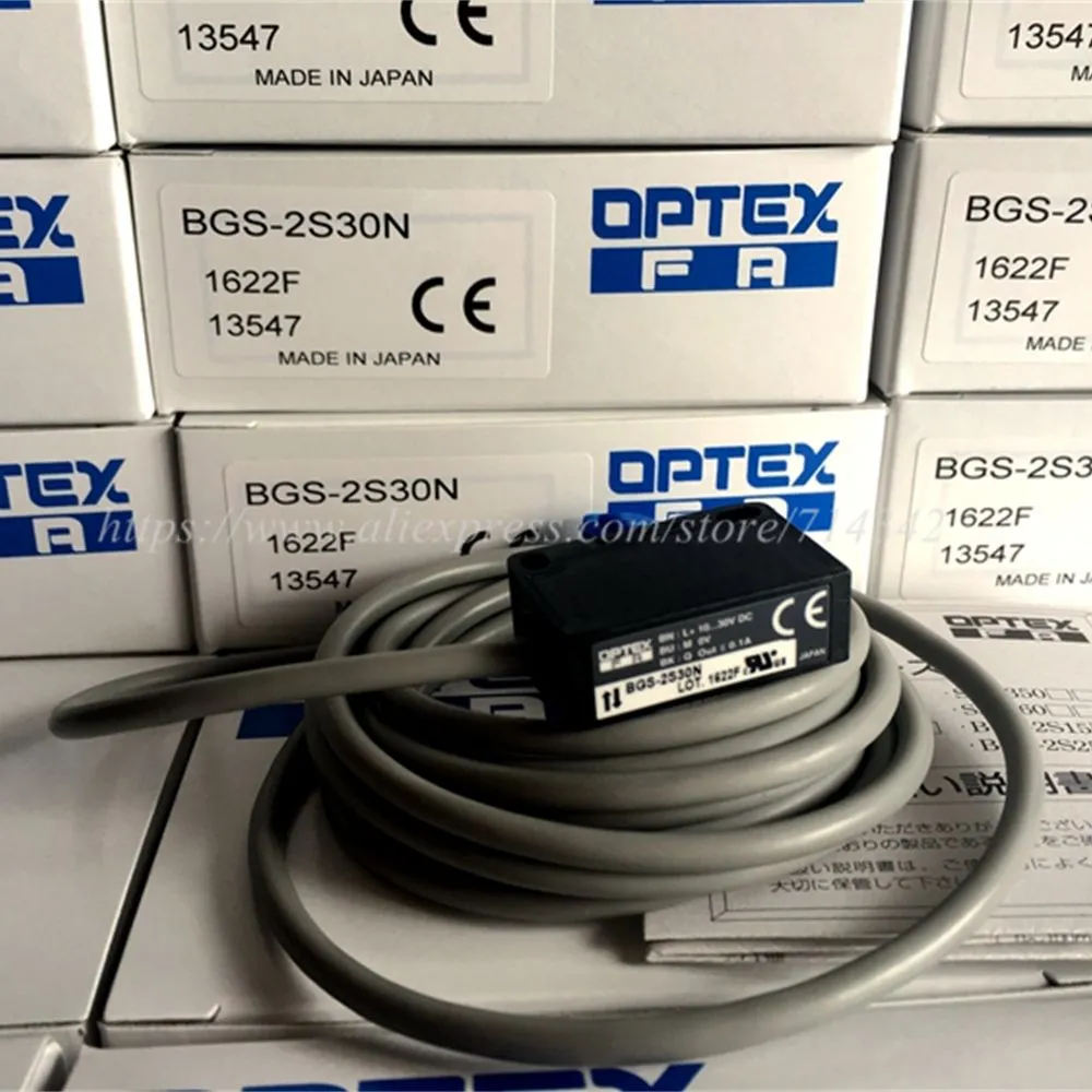 DHgate.com:OPTEX BGS-2S30N Compact Diffuse Reflective Photoelectric Switch Sensor, 30cm ...